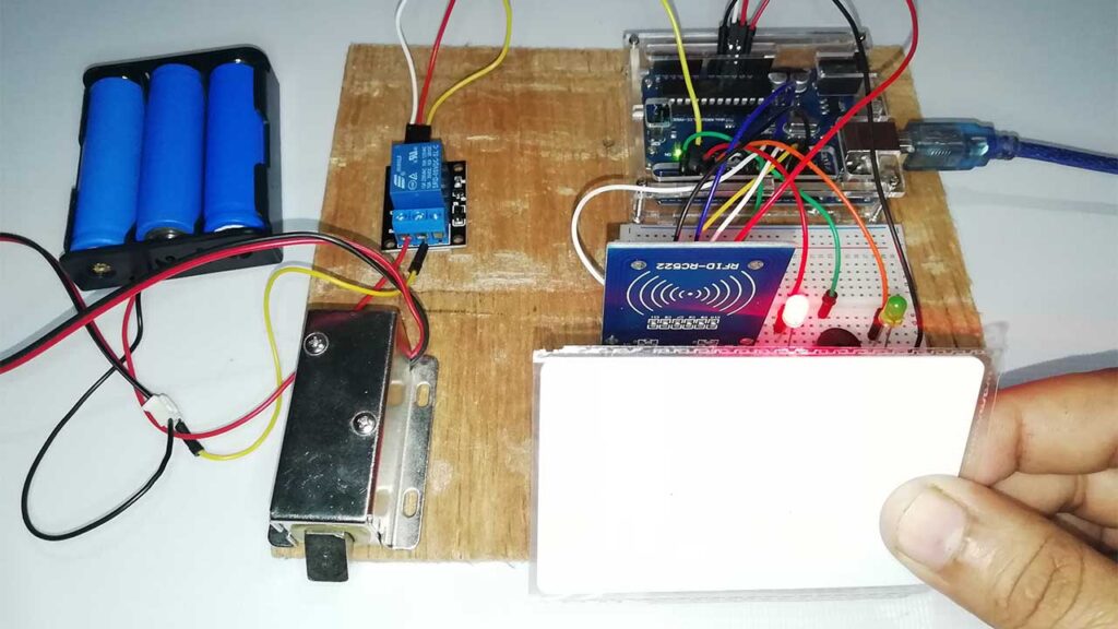 Rfid Based Solenoid Door Lock Using Arduino Software Development Erp Management Systems